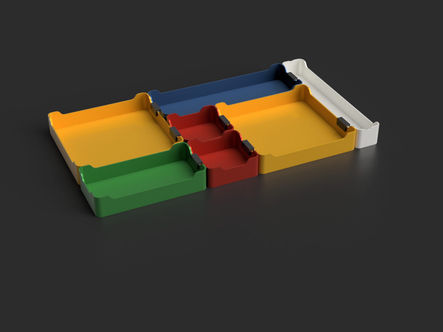 Modular Tray von PRINTSY | Kostenloses STL-Modell herunterladen ...