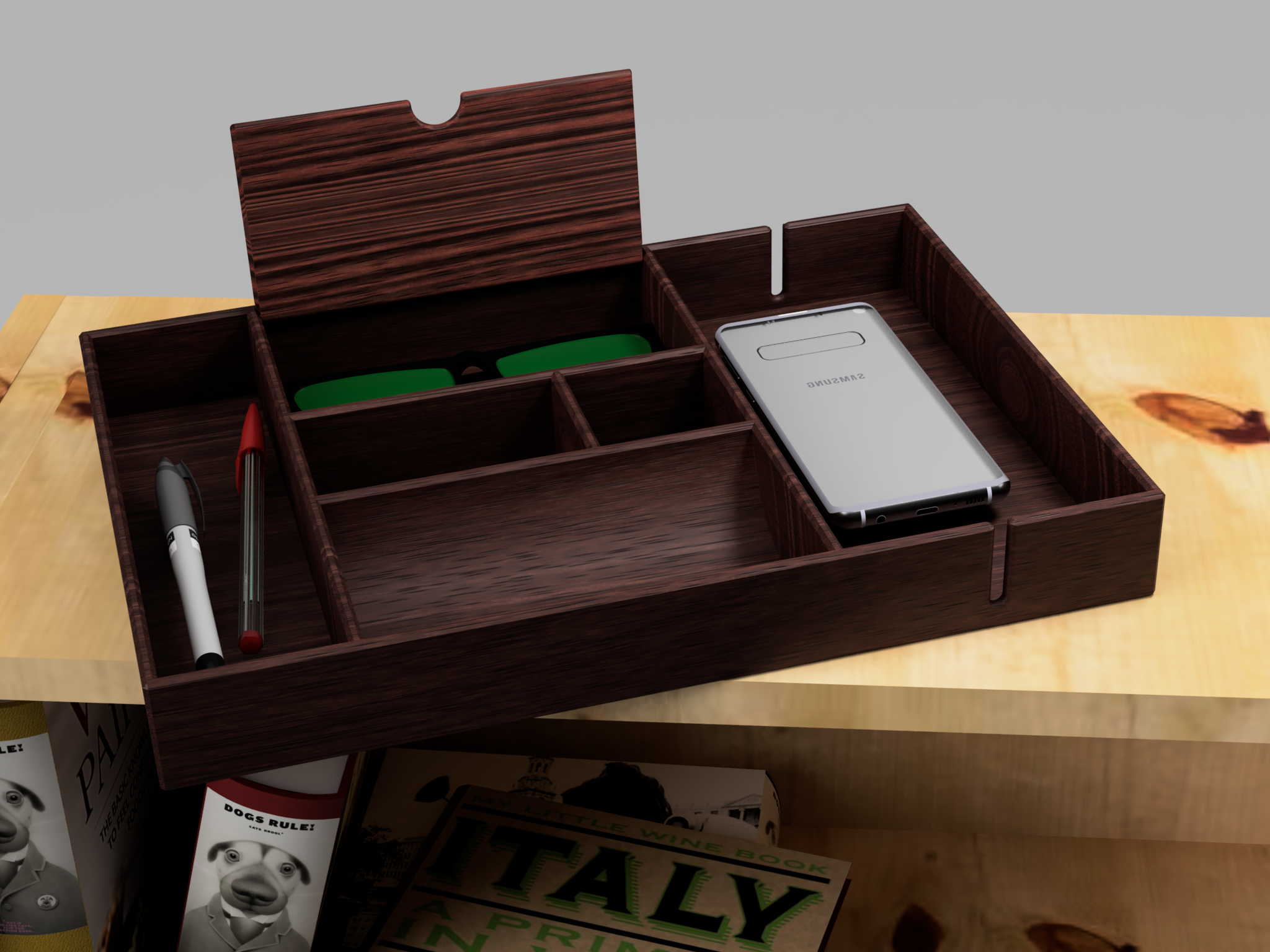Valet tray with 5 different configurations available. by Joe | Download ...