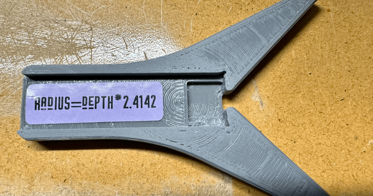 Customizable Caliper Fillet Radius Gauge by Jono | Download free STL ...