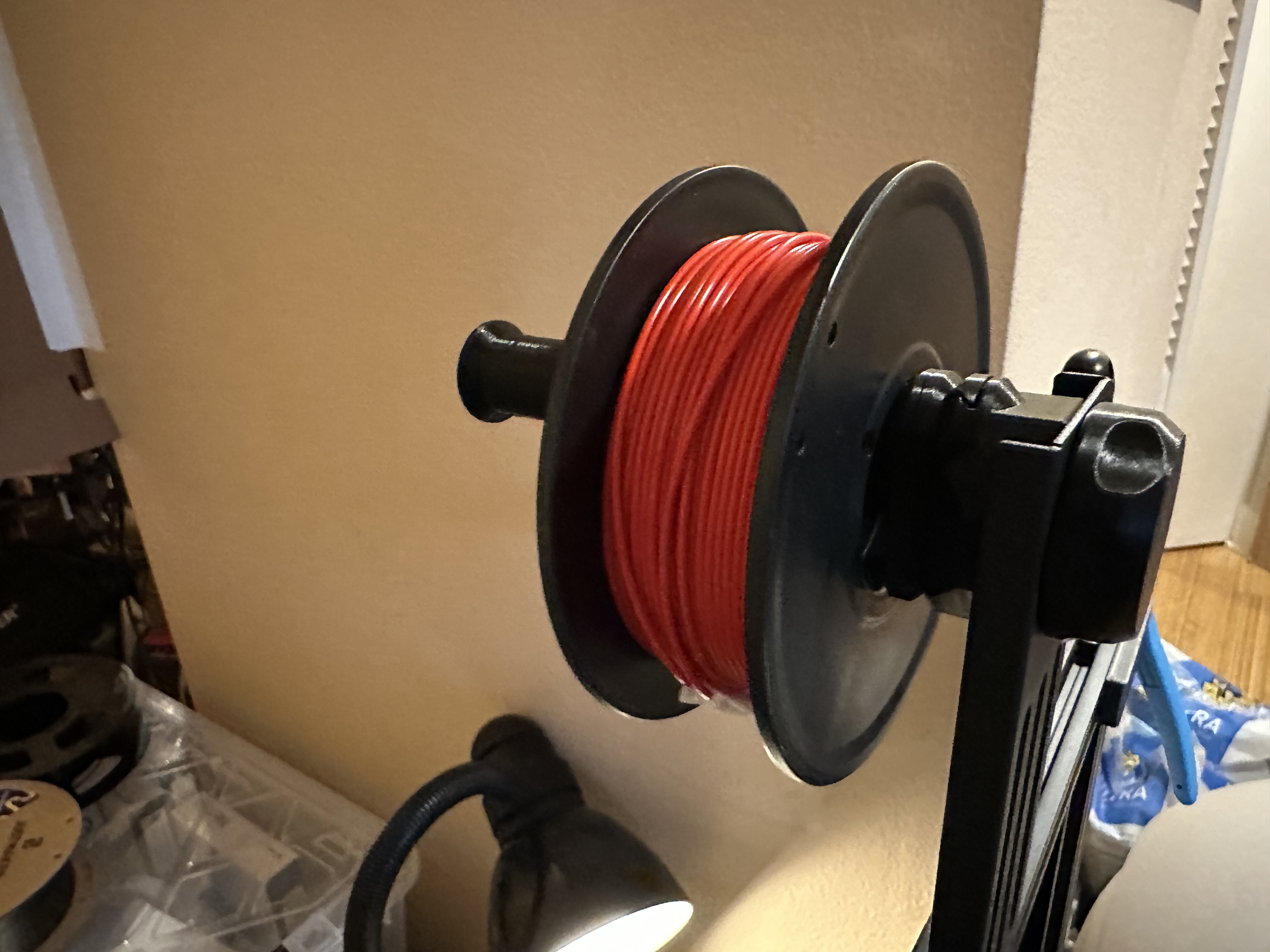 Small Diameter Spool Holder Add-On by AnthersV | Download free STL ...
