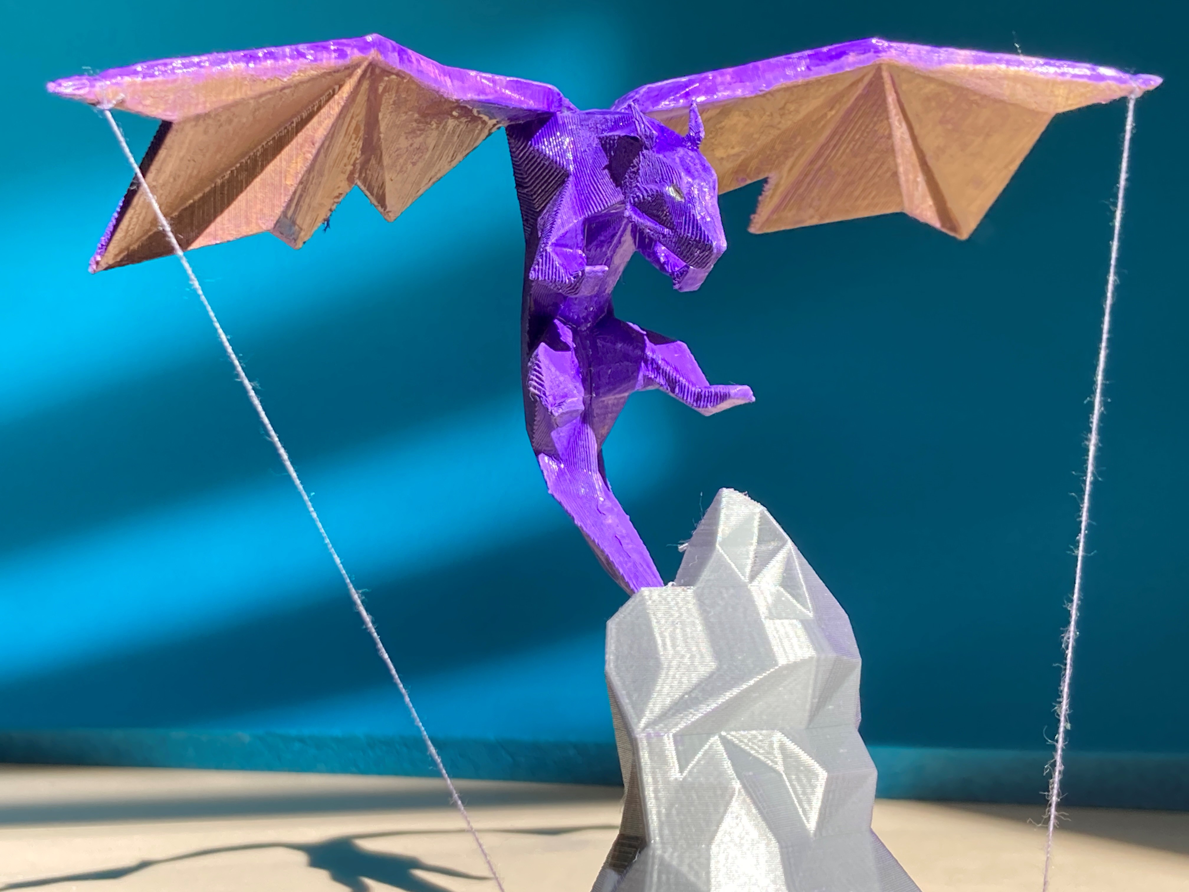 Low Poly Tensegrity Dragon by Mochi115 | Download free STL model ...