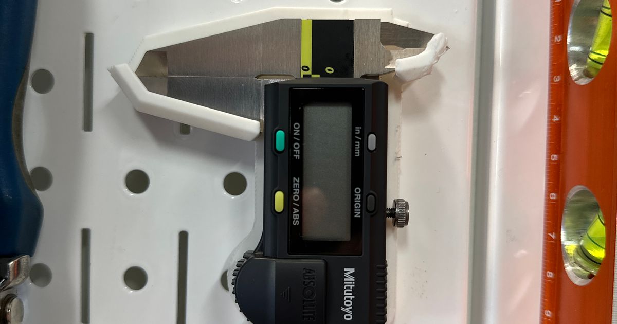 Wall Control Pegboard Mitutoyo Calipers Holder by maxelman | Download ...