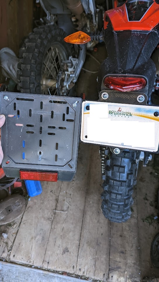 Beta RRS License plate holder for Canadian plate (Also for USA) by ...