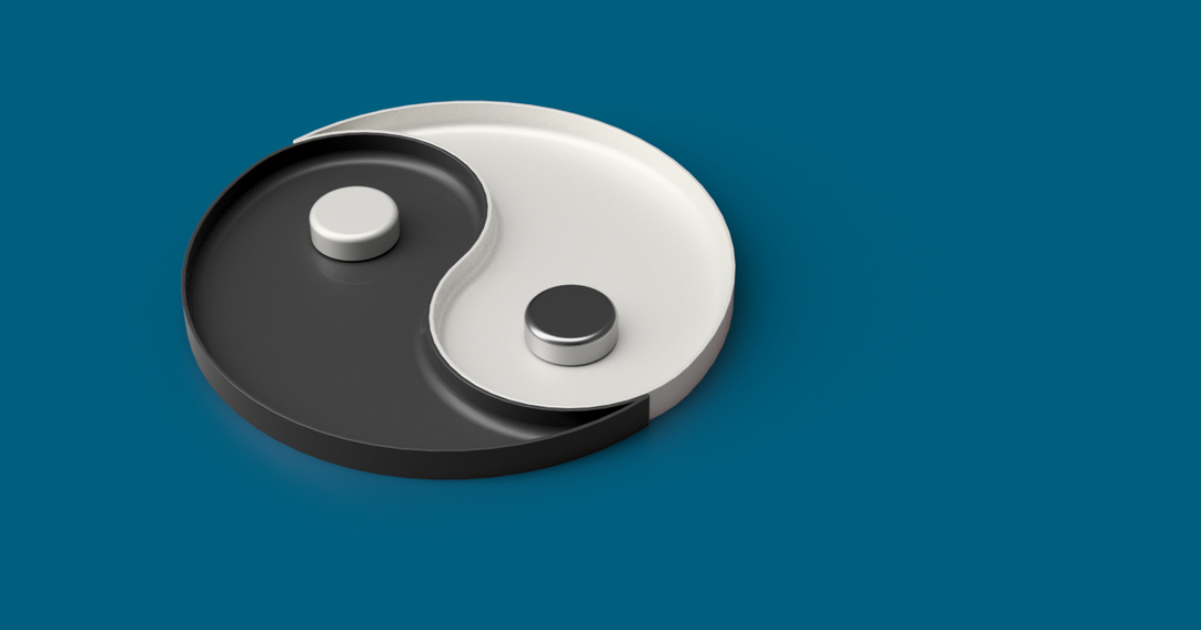 Yin Yang tray by PRINTSY | Download free STL model | Printables.com