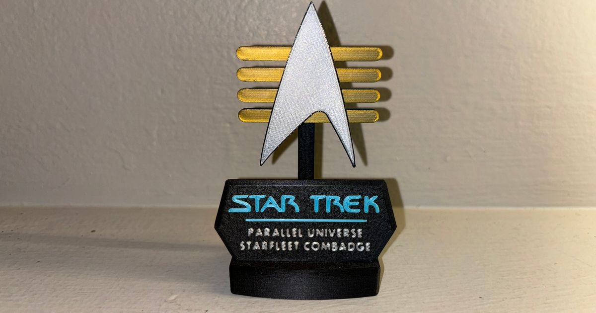 Star Trek Parallel Universe Combadge by 𝗨𝗻𝗶𝗺𝗮𝘁𝗿𝗶𝘅𝗥𝗲𝗱🪐🌠 | Download free ...