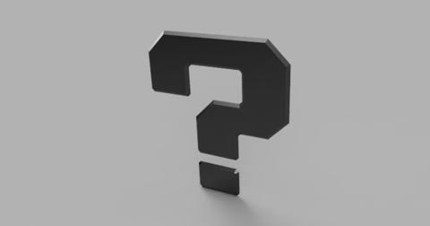 Question Mark by ZiRo 3D | Download free STL model | Printables.com