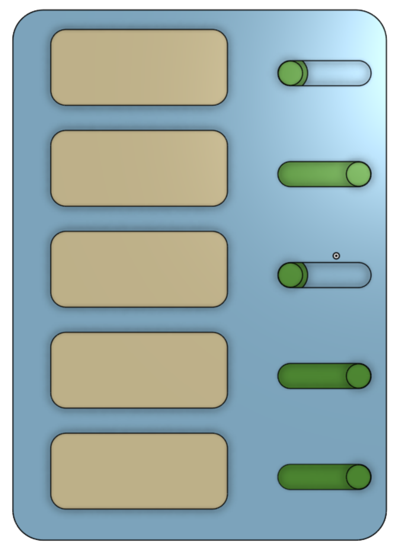 Checklist, dualsided with magnetic nameplates by StHi | Download free ...