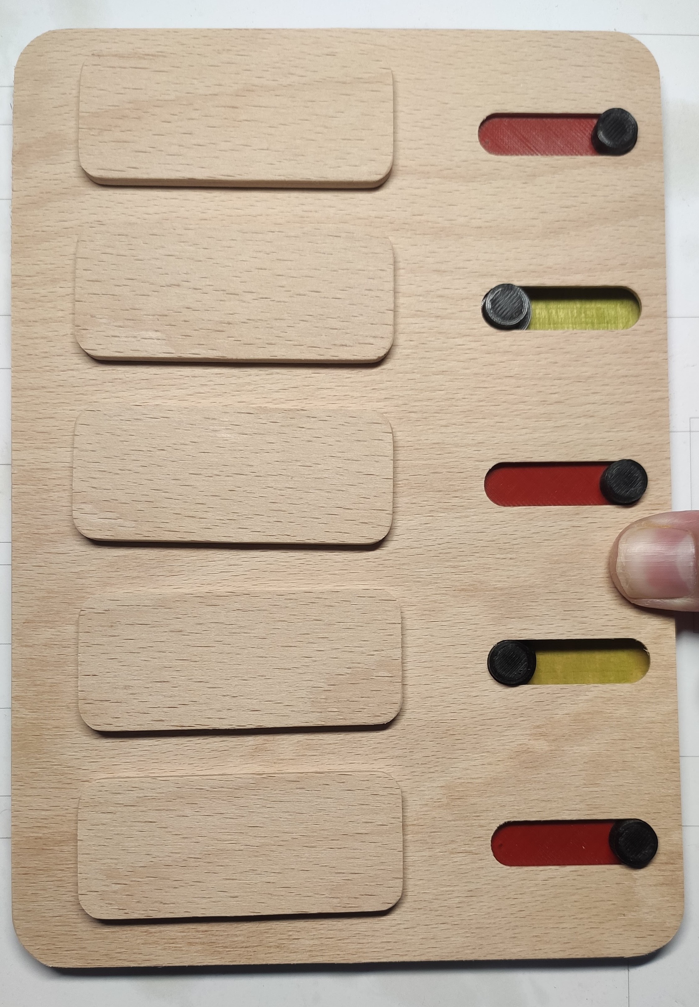 Checklist, dualsided with magnetic nameplates by StHi | Download free ...