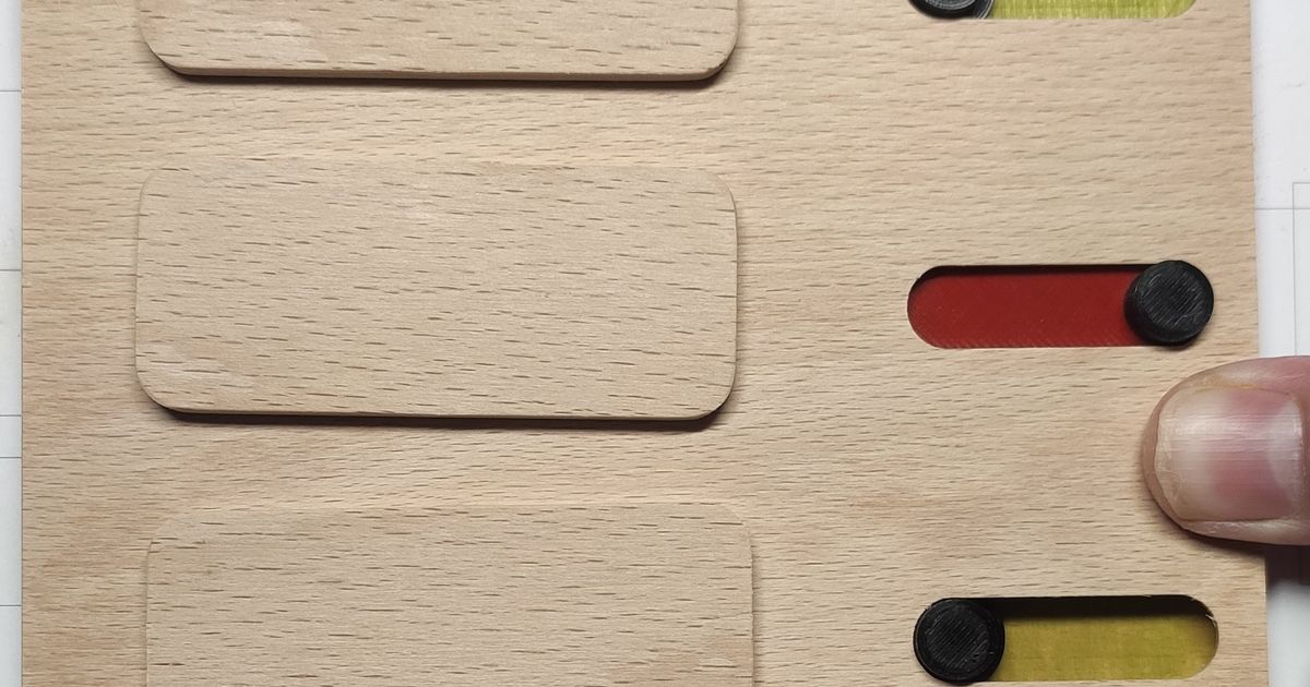 Checklist, dualsided with magnetic nameplates by StHi | Download free ...