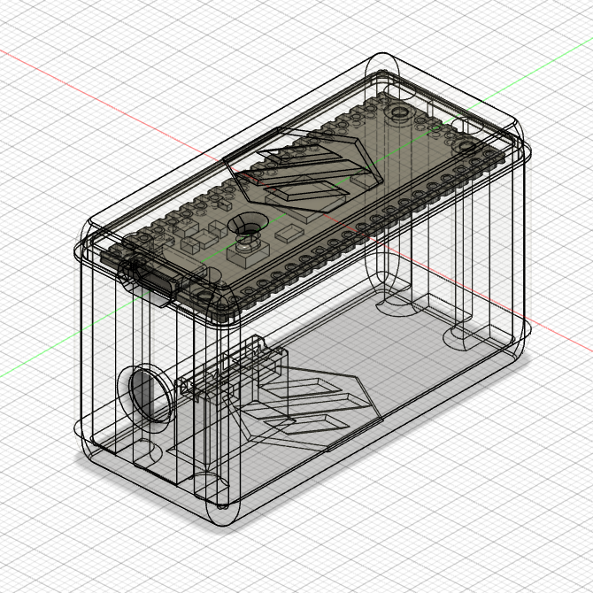 Pi Pico case with room for headers and dupont connectors - blank or ...