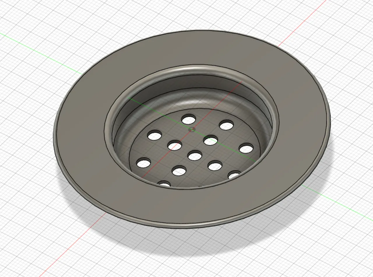 Sink Strainer 76/46 by adsw | Download free STL model | Printables.com