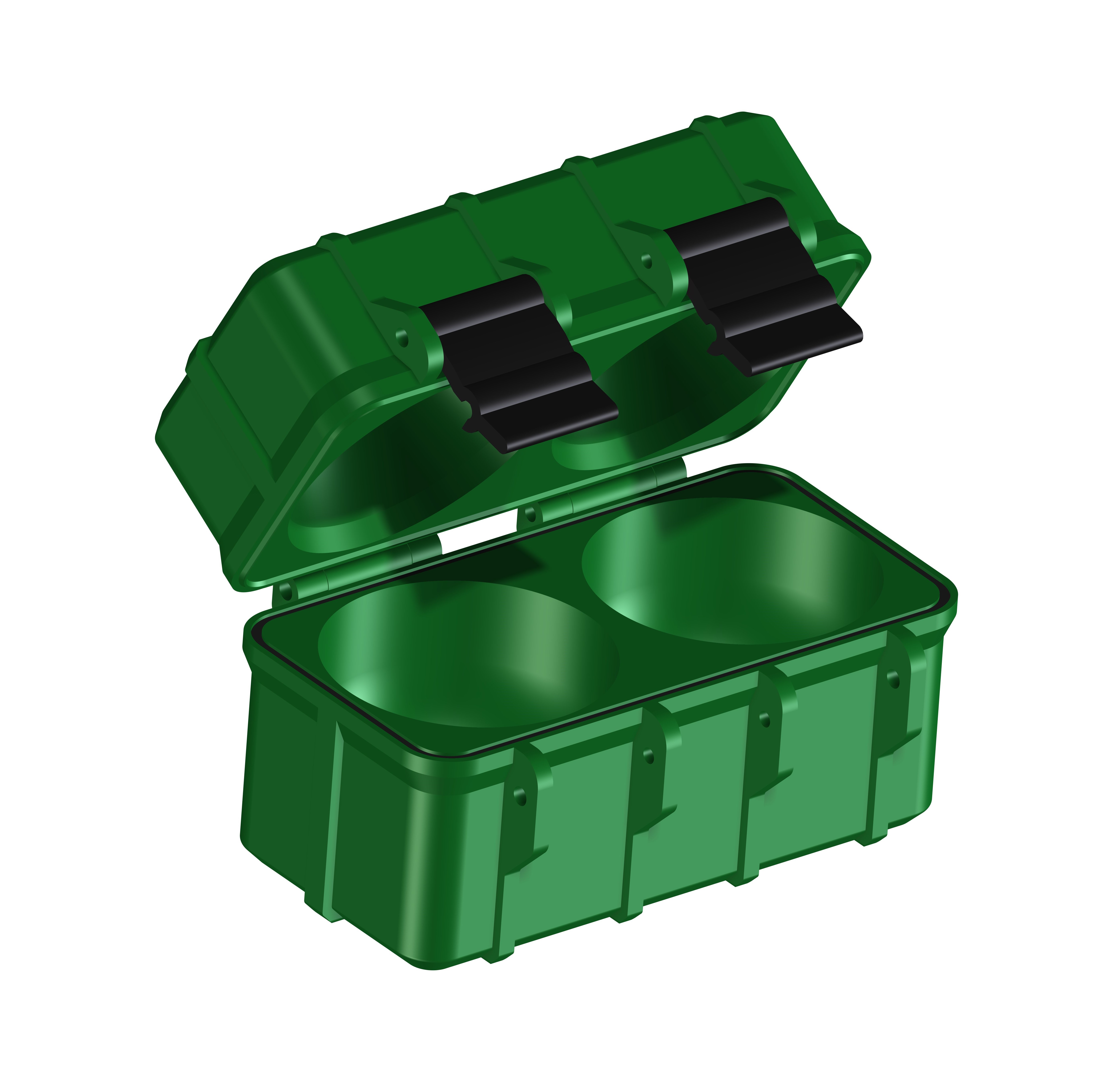 Rugged egg box - two piece version by CAD-Guy | Download free STL model ...