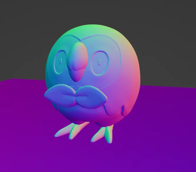 Rowlet Pokemon by Snowball | Download free STL model | Printables.com