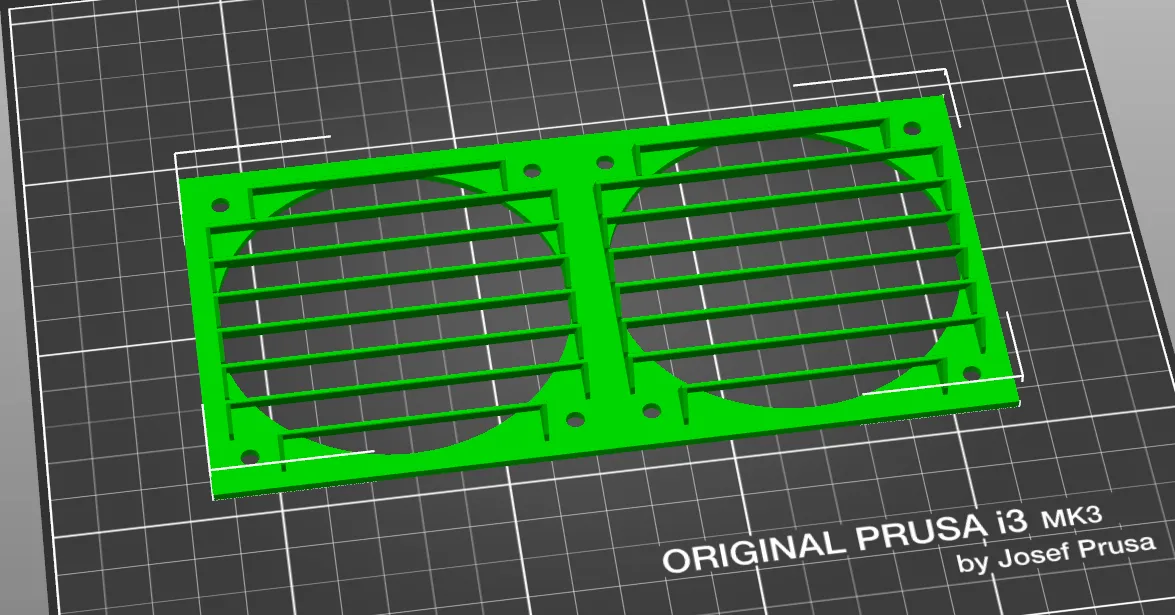 80mm Dual Fan Cover - High Flow by Allan Fonroques 🚀 | Download free ...