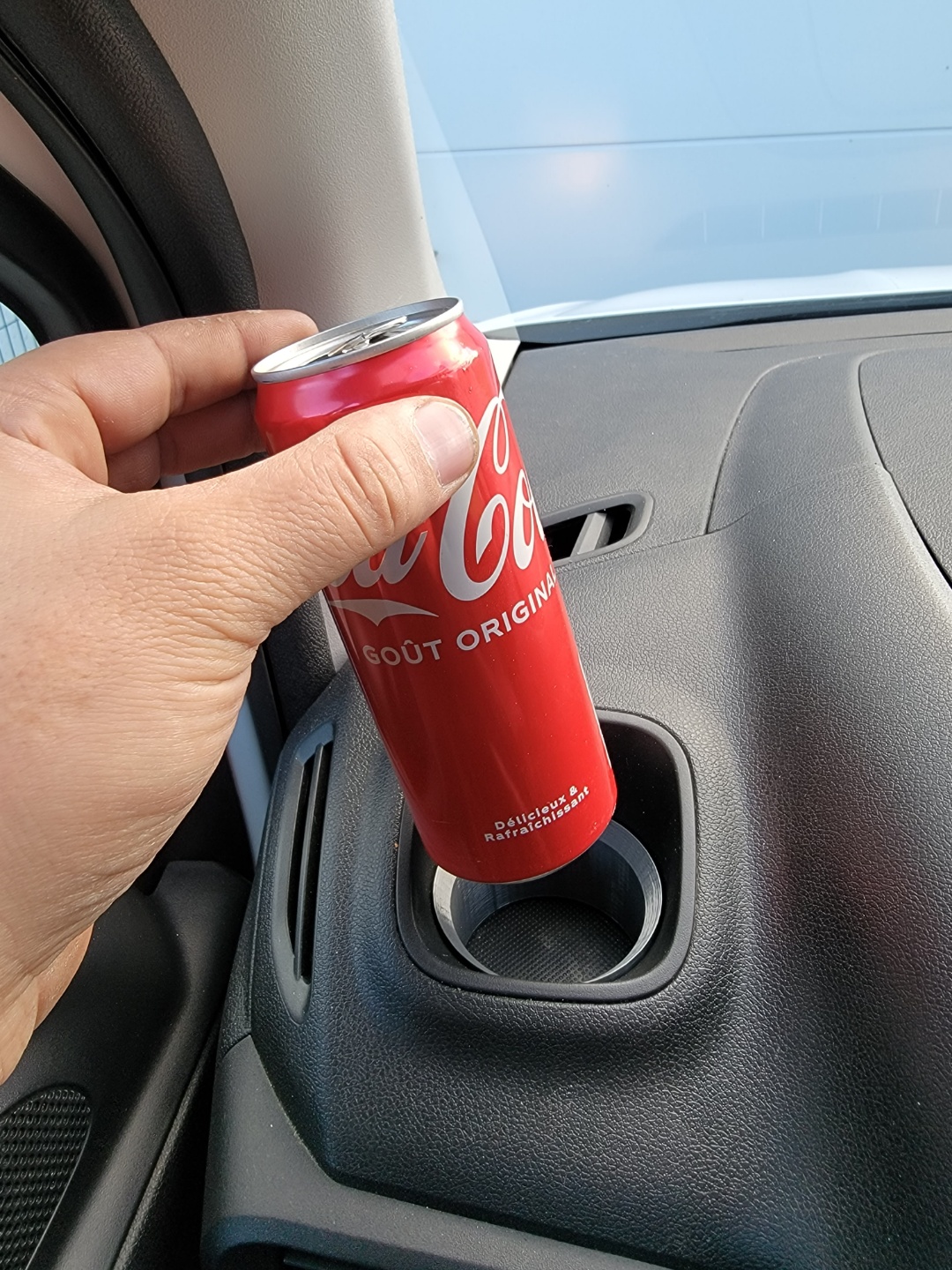 Slim can adapter for car holder by Sanka | Download free STL model ...