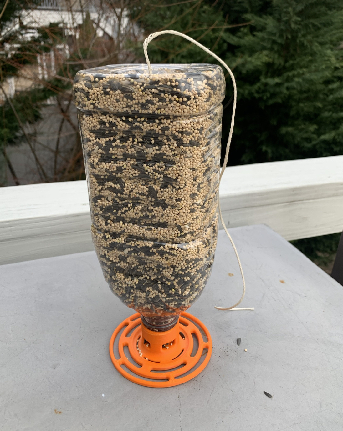 Upcycled Snapple/Ocean Spray Bottles & Prusament Spool Flange Bird ...