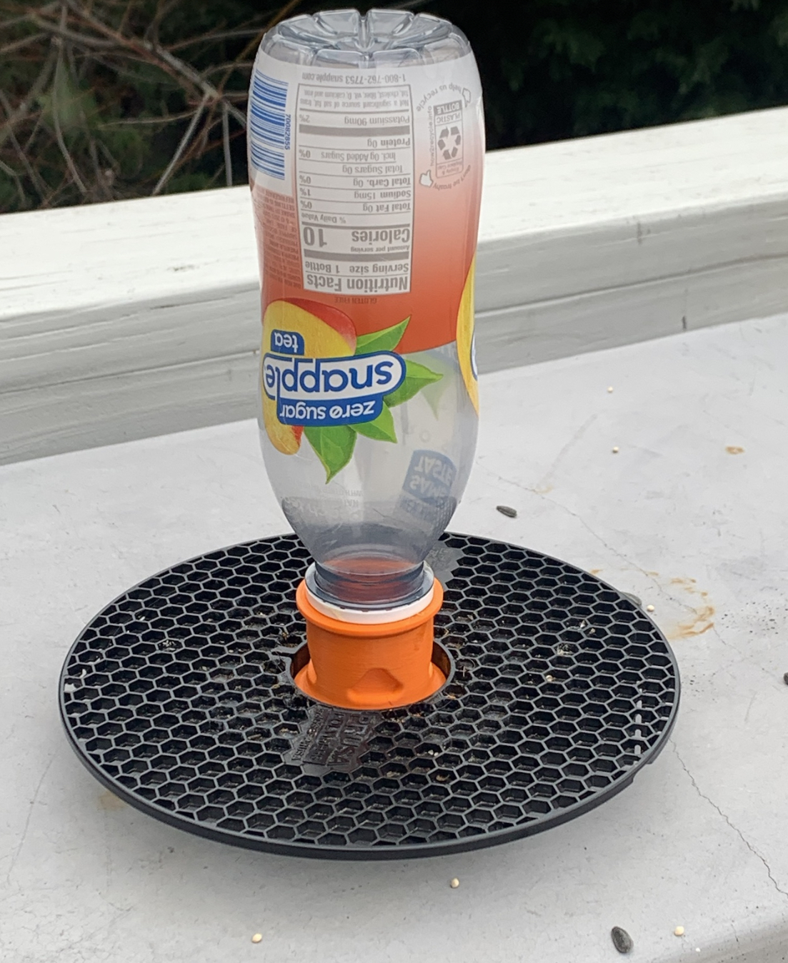 Upcycled Snapple/Ocean Spray Bottles & Prusament Spool Flange Bird ...
