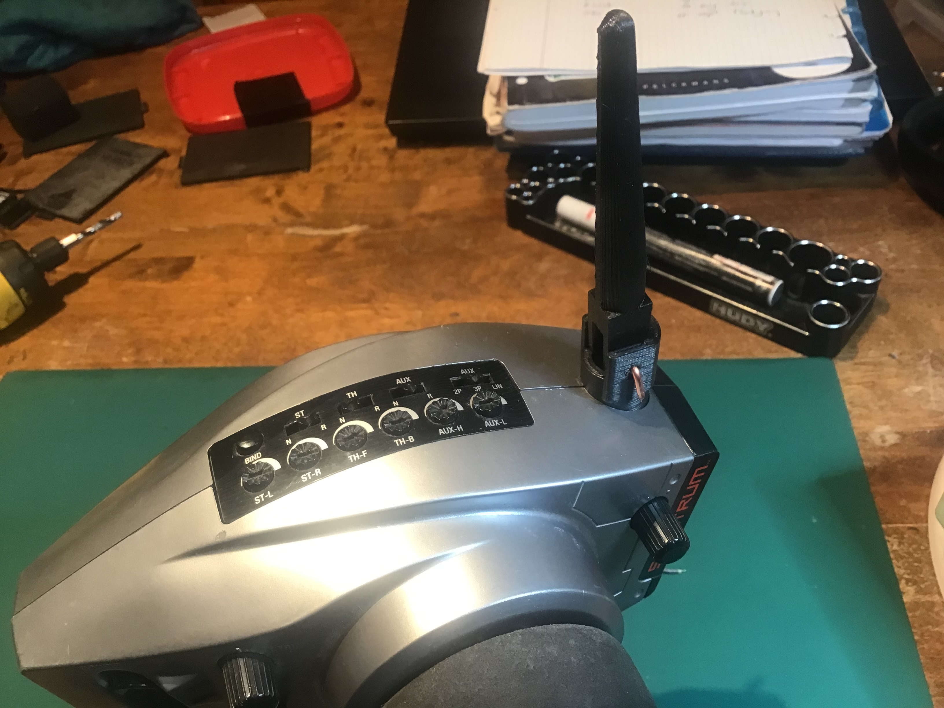 Spektrum DX3E Antenna Holder by ludodg | Download free STL model ...