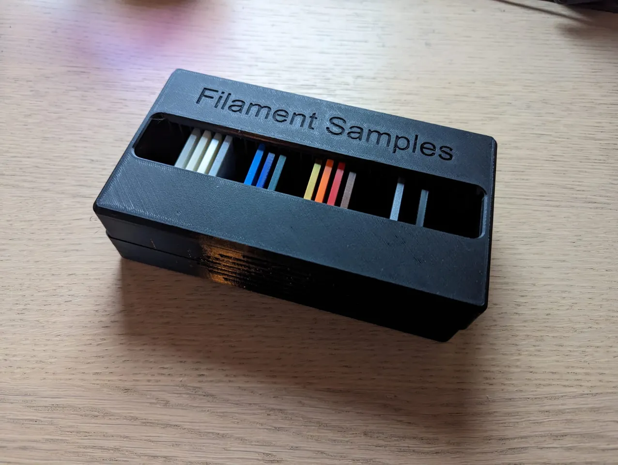 Filament sample box by Dorus | Download free STL model | Printables.com
