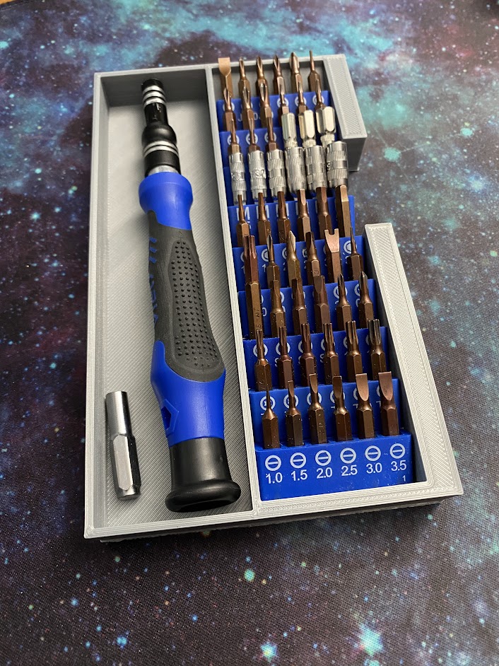 Screwdriver Bit Tray by BAD Gumby | Download free STL model ...