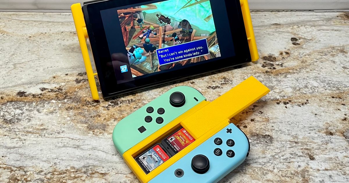 Nintendo Switch Console Kick Stands and Controller Game Storage by ...