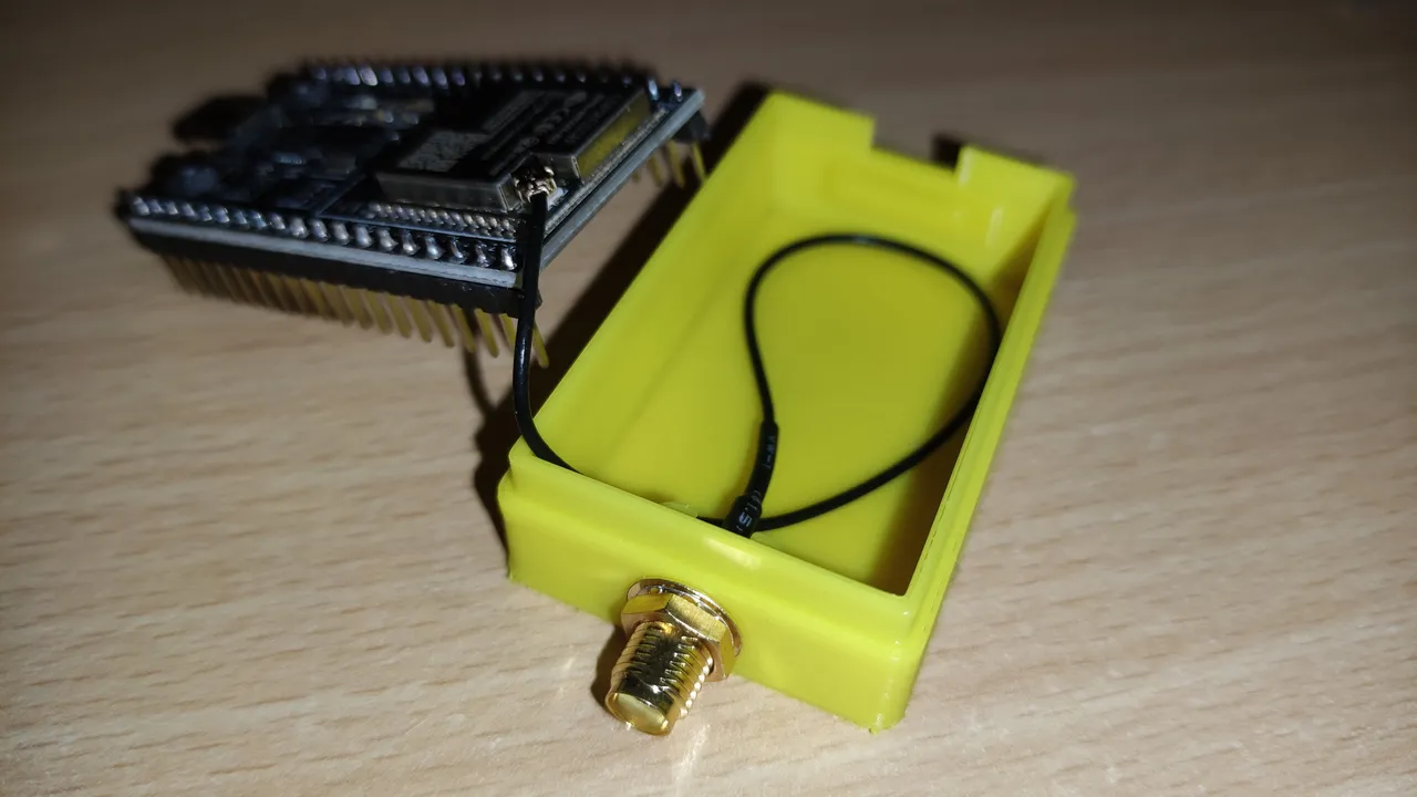 Esp32 With Antenna Case By Pazzicz Download Free Stl Model