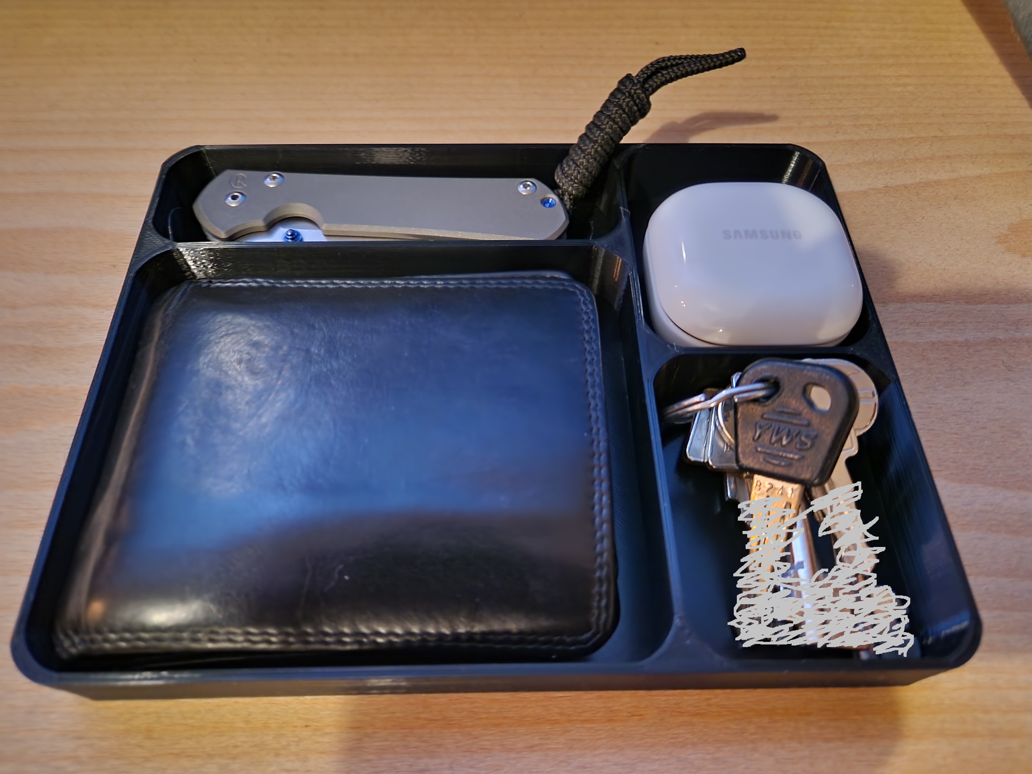 EDC Tray 3 - 5 compartments by Rower | Download free STL model ...