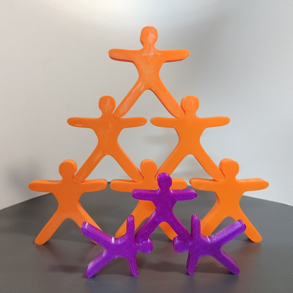 Stackeable People by 3Dmonios | Download free STL model | Printables.com