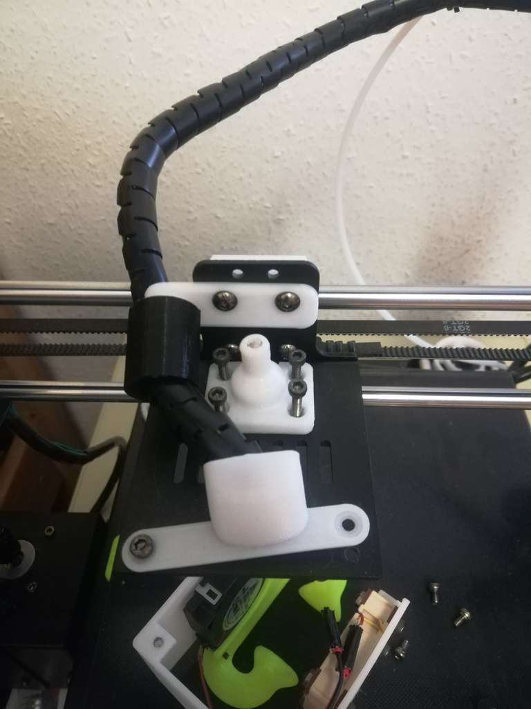 Bowden Tube Support Anycubic i3 Mega-S by kirbby | Download free STL ...