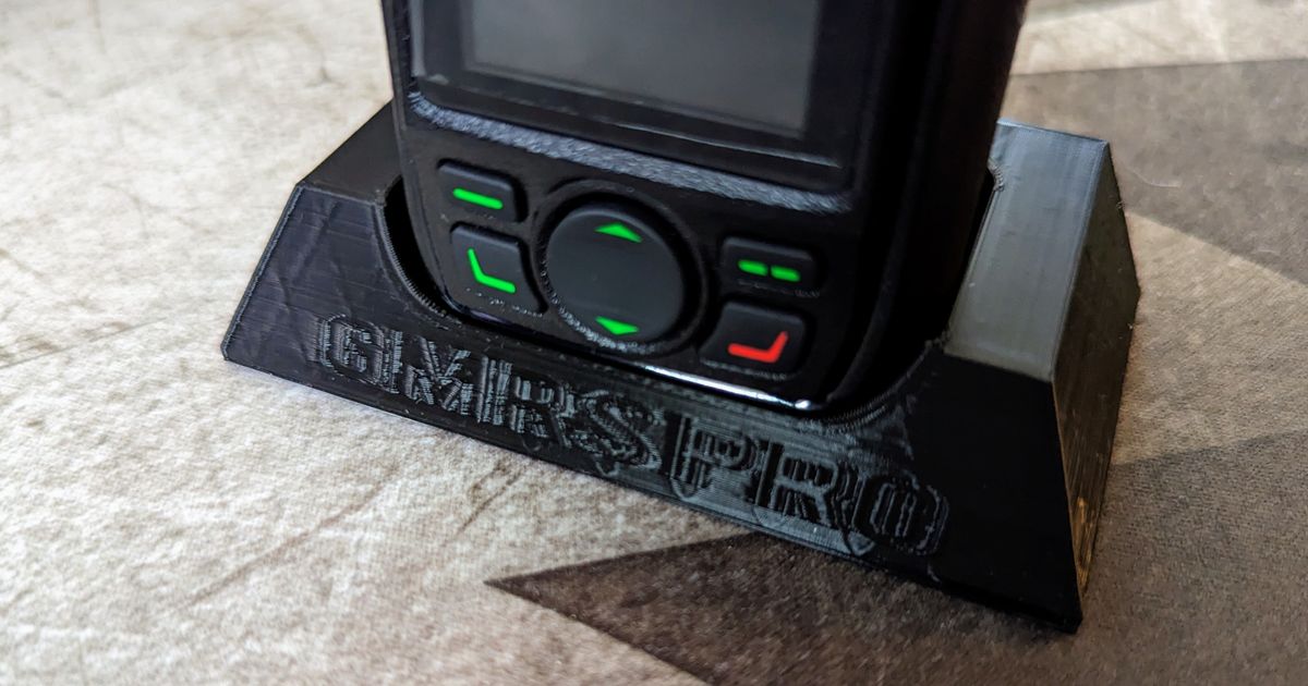 BTech GMRS Pro Handheld Radio Stand by Tavis Bogue | Download free STL ...