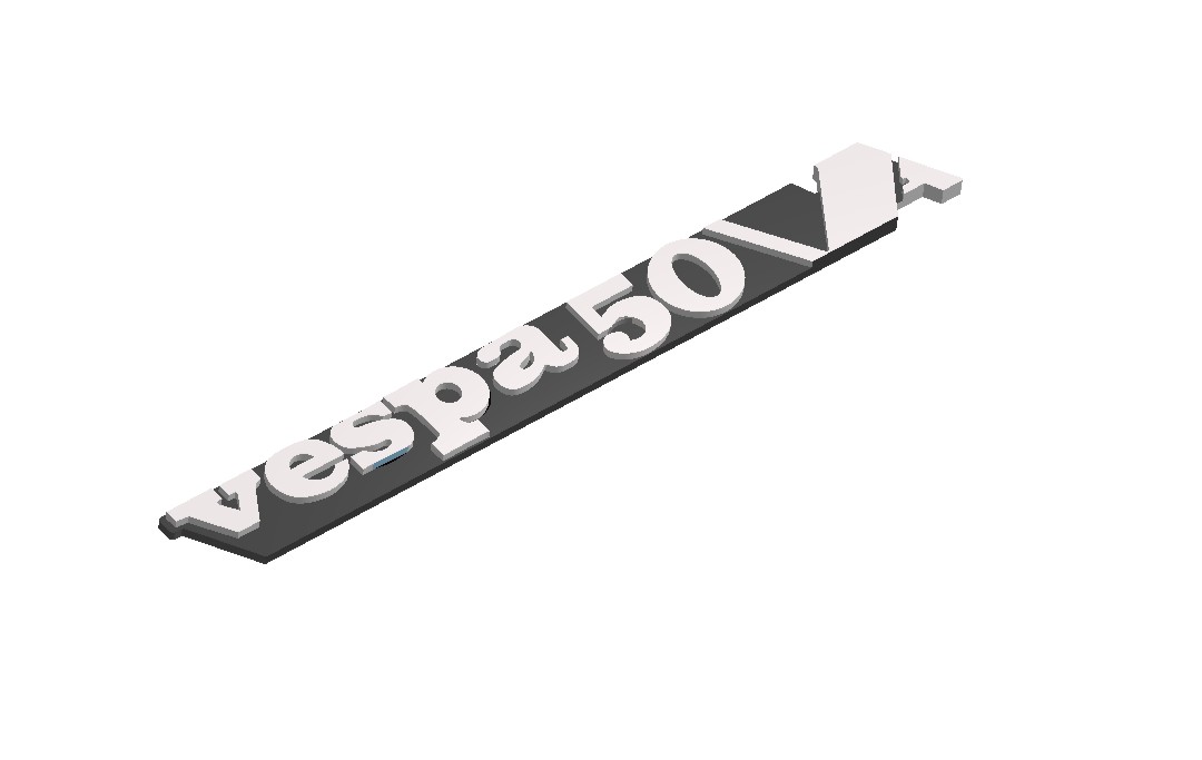 Vespa pk 50 xl2 logo by Jan Doležal | Download free STL model ...
