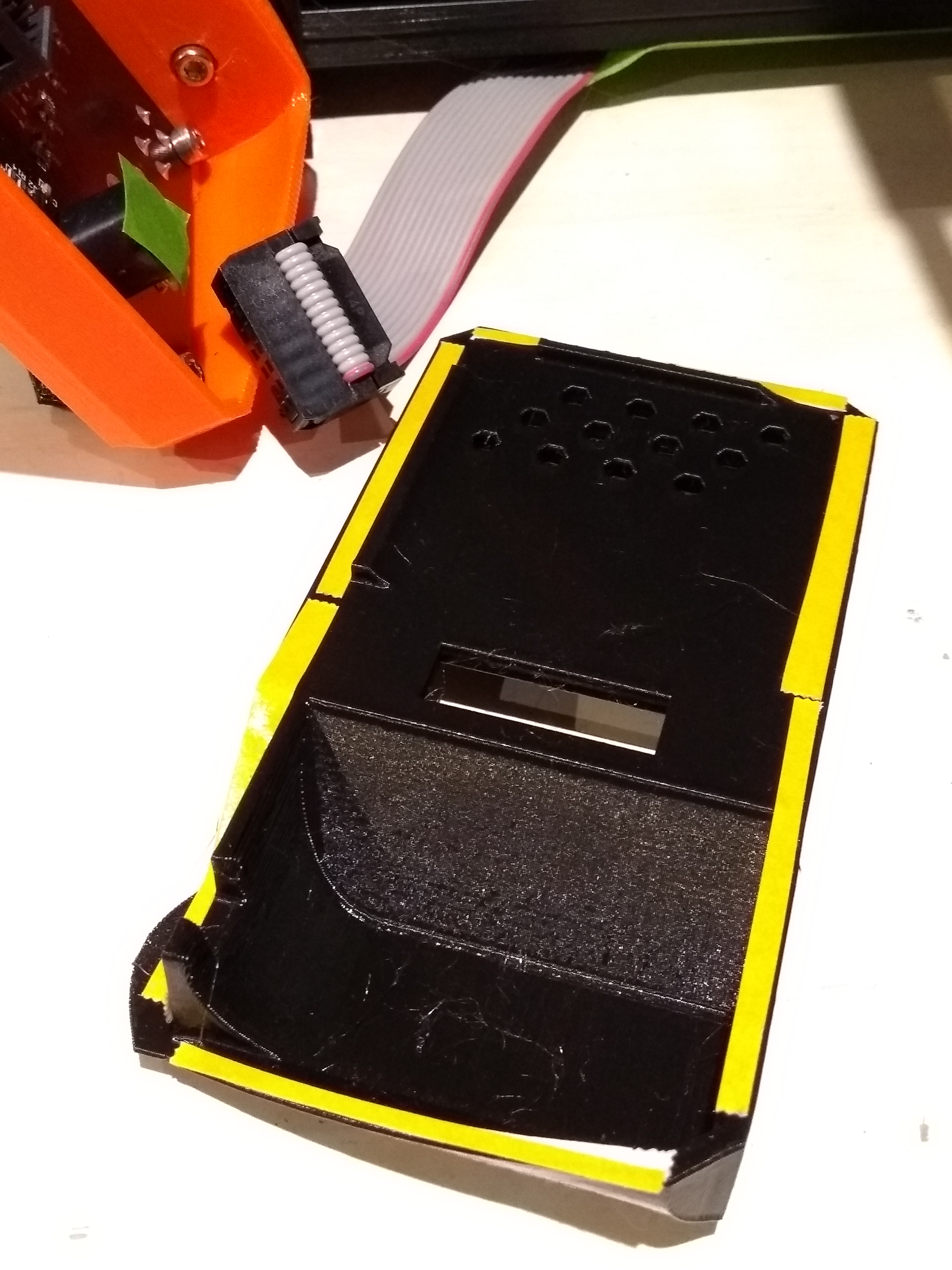 Prusa Mini - LCD Back Cover - Fixed Connector Spacing by RedWyvern ...