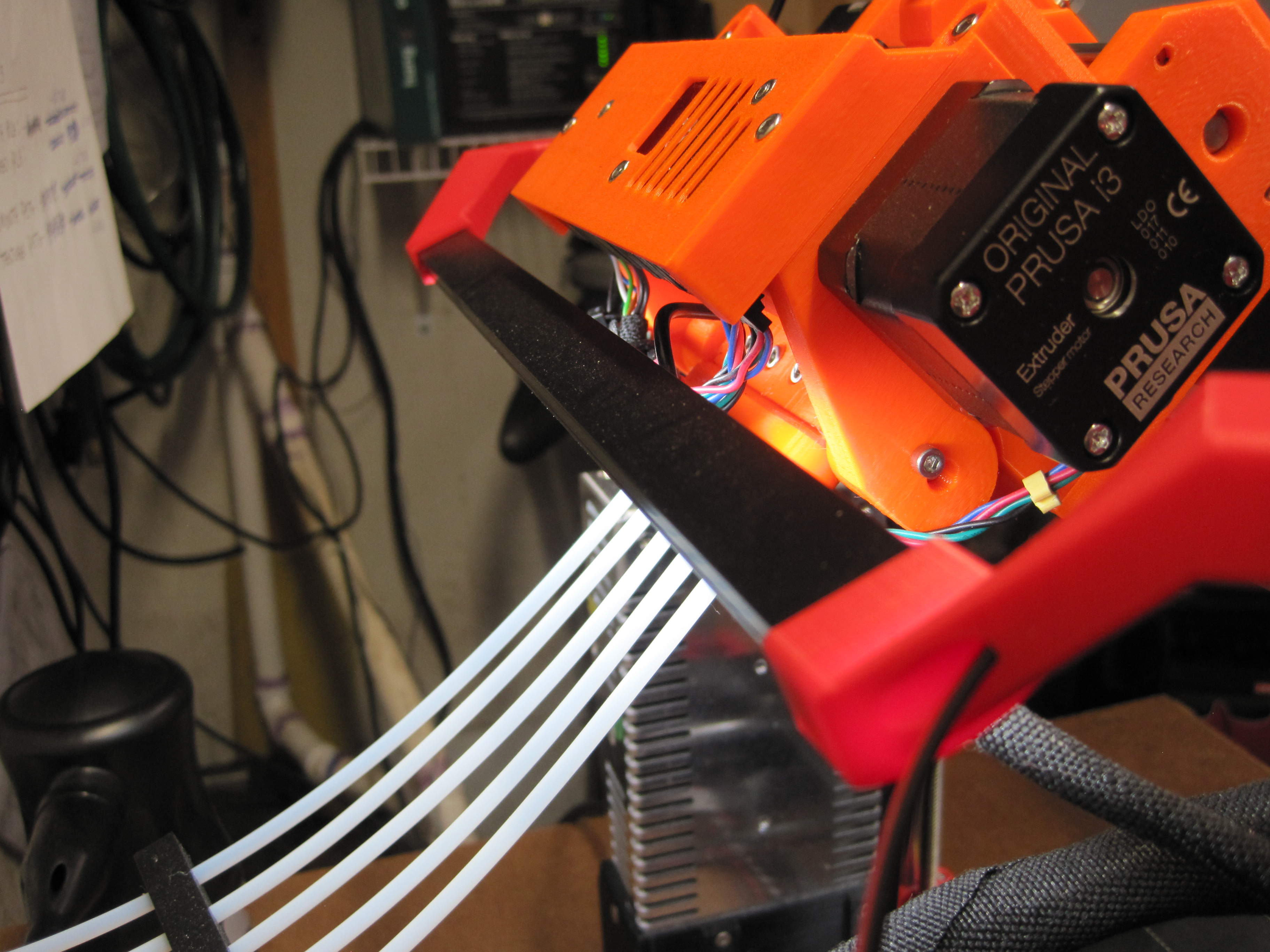 MMU2 LED Light Bar Prusa i3 MK2/MK3 Remix for OctoPi Case by ...
