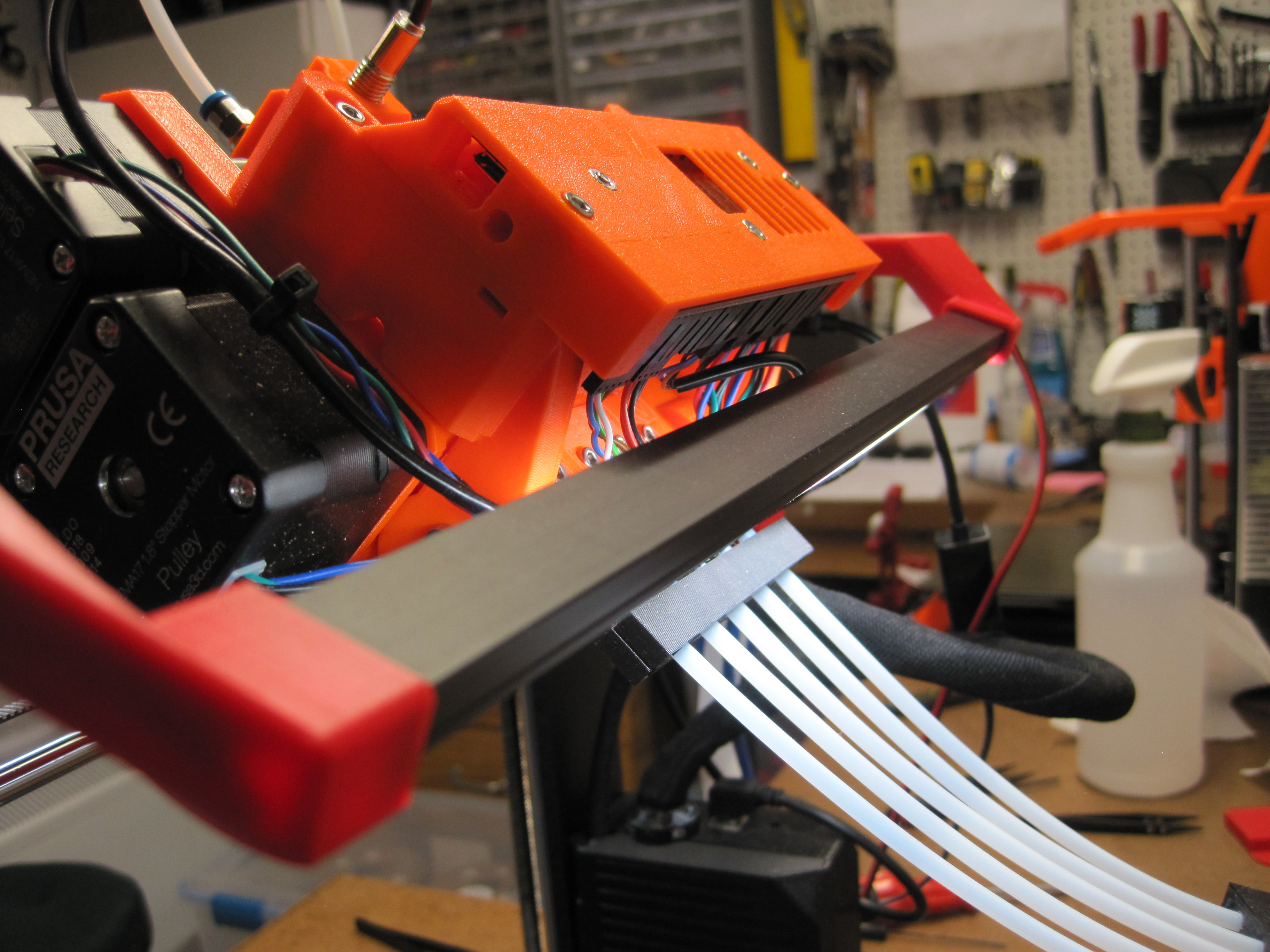 MMU2 LED Light Bar Prusa i3 MK2/MK3 Remix for OctoPi Case by ...