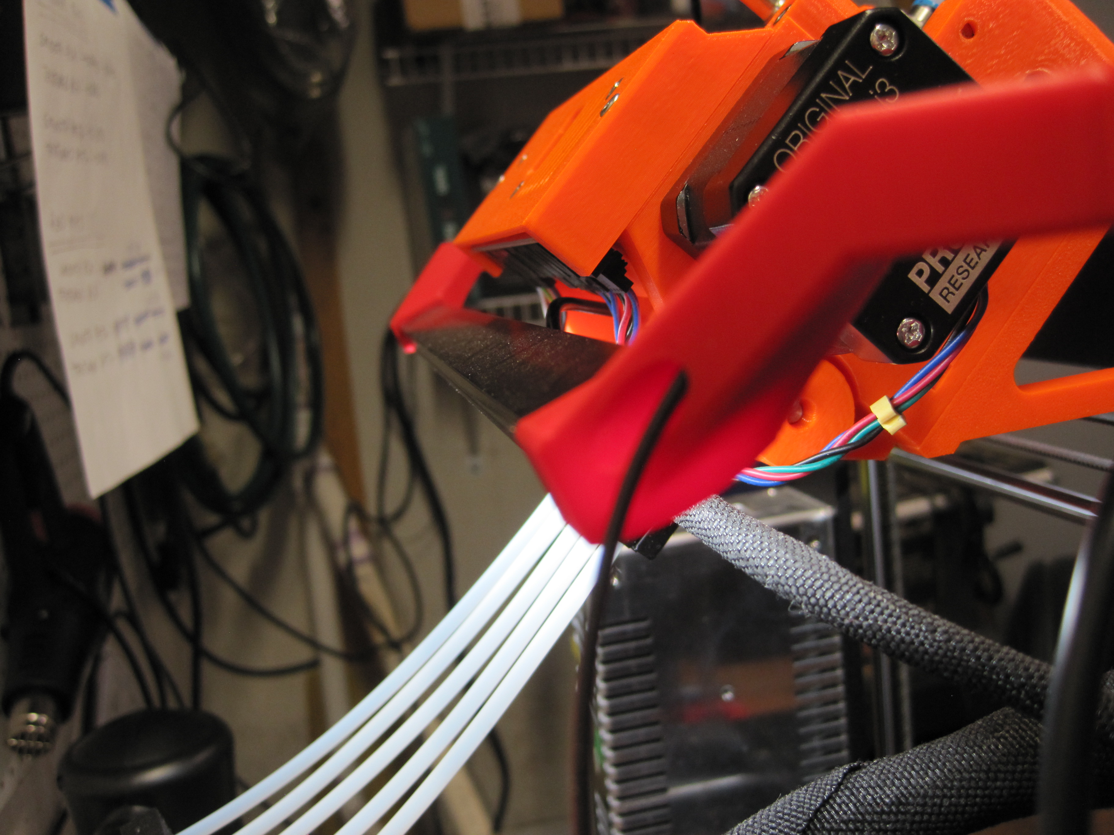 MMU2 LED Light Bar Prusa i3 MK2/MK3 Remix for OctoPi Case by ...