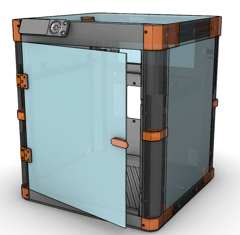Bambu Lab P1P Lite Enclosure by Crafty Sven | Download free STL model ...