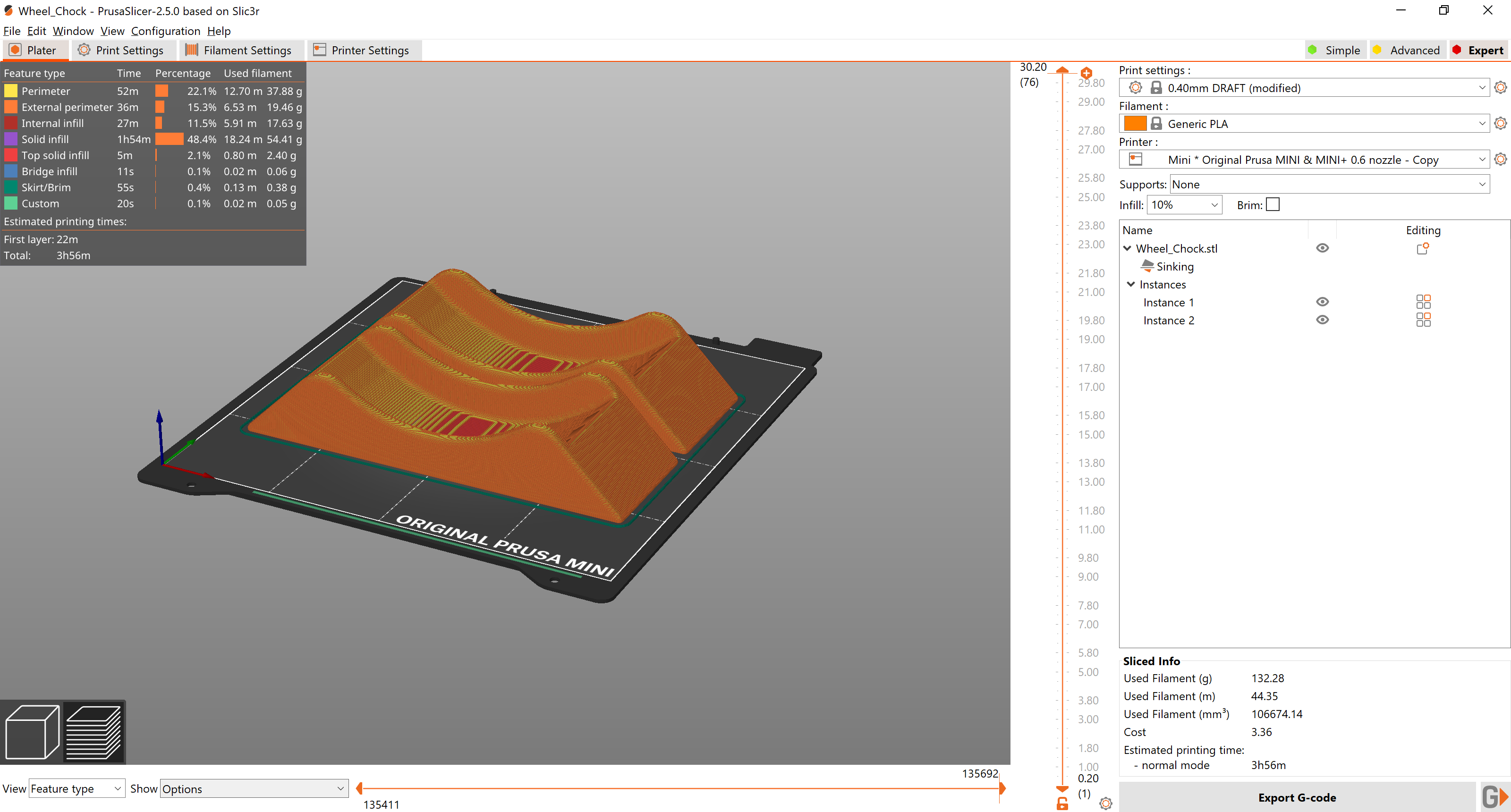 Wheel Chock for 7" wheels by Teslaactions | Download free STL model ...