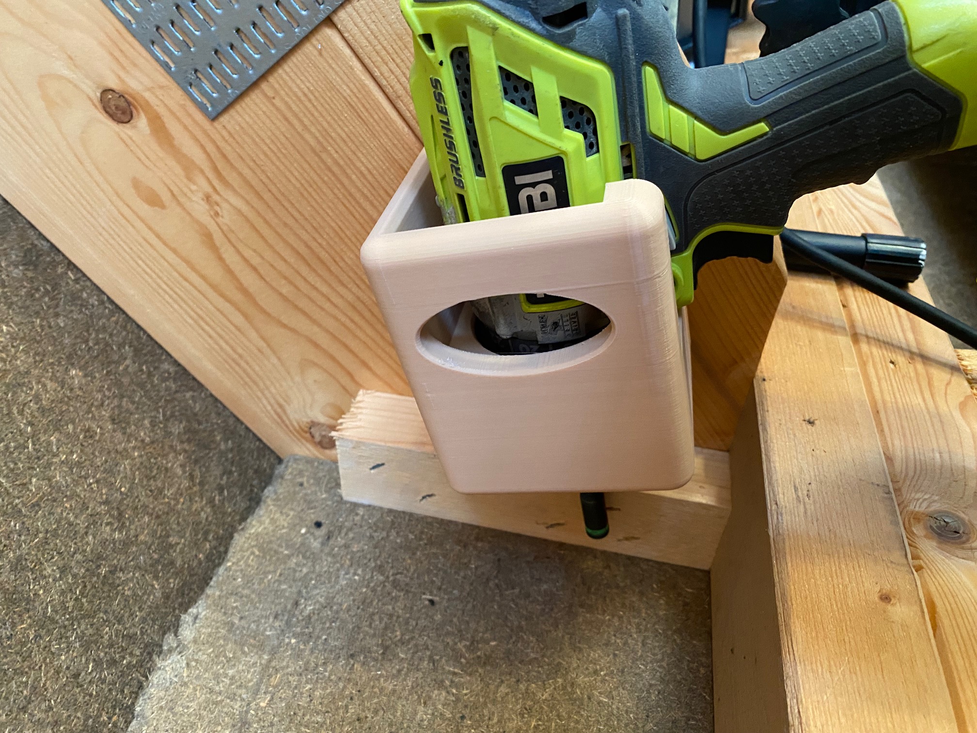 Robust power tool holder for Ryobi 18V drill and impact wrench by ...