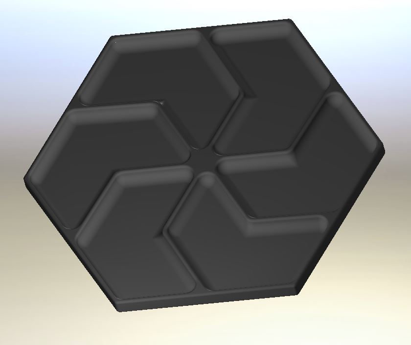 HEX Tray set by slavik kopanov | Download free STL model | Printables.com