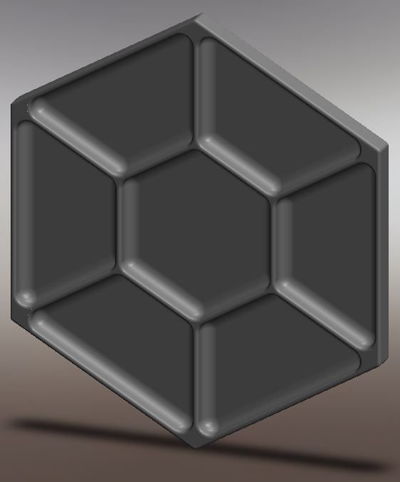 HEX Tray set by slavik kopanov | Download free STL model | Printables.com