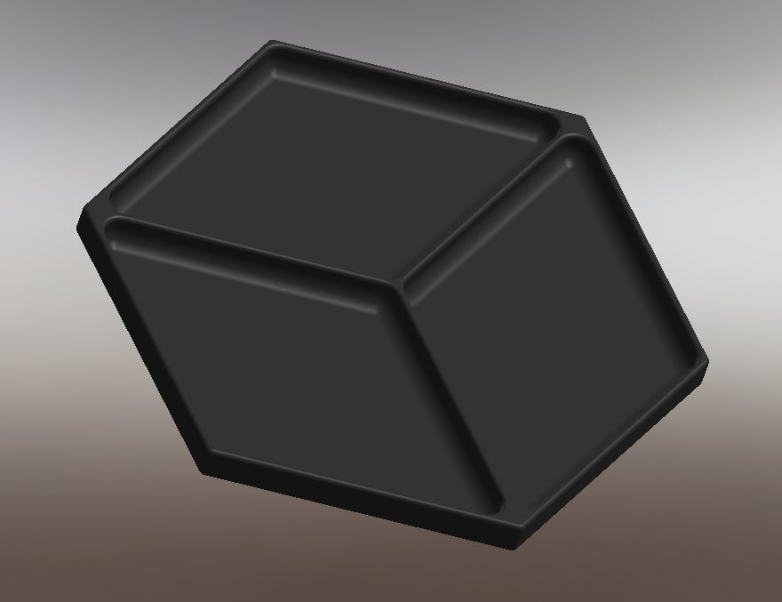 HEX Tray set by slavik kopanov | Download free STL model | Printables.com