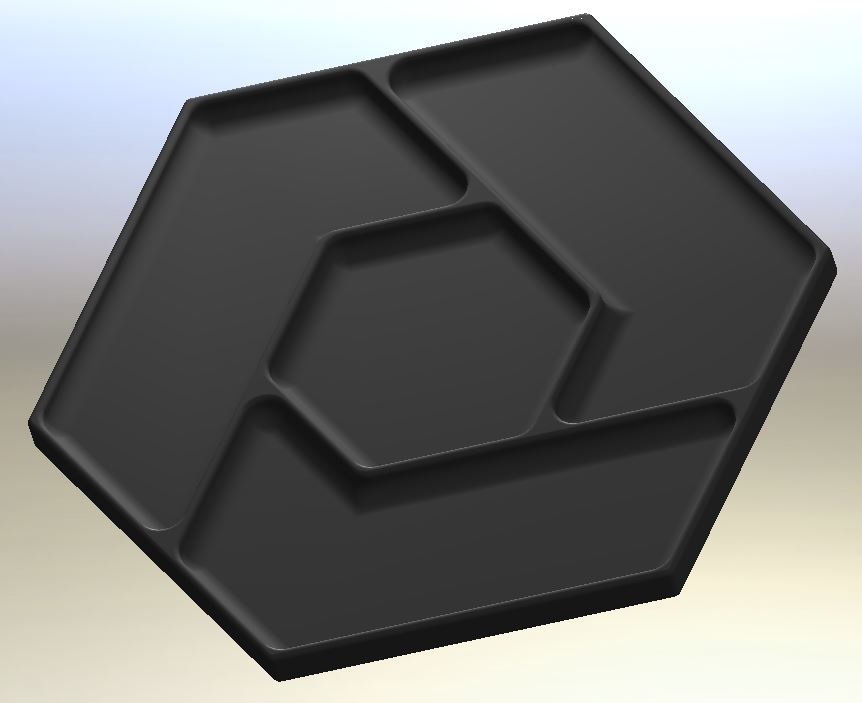 HEX Tray set by slavik kopanov | Download free STL model | Printables.com