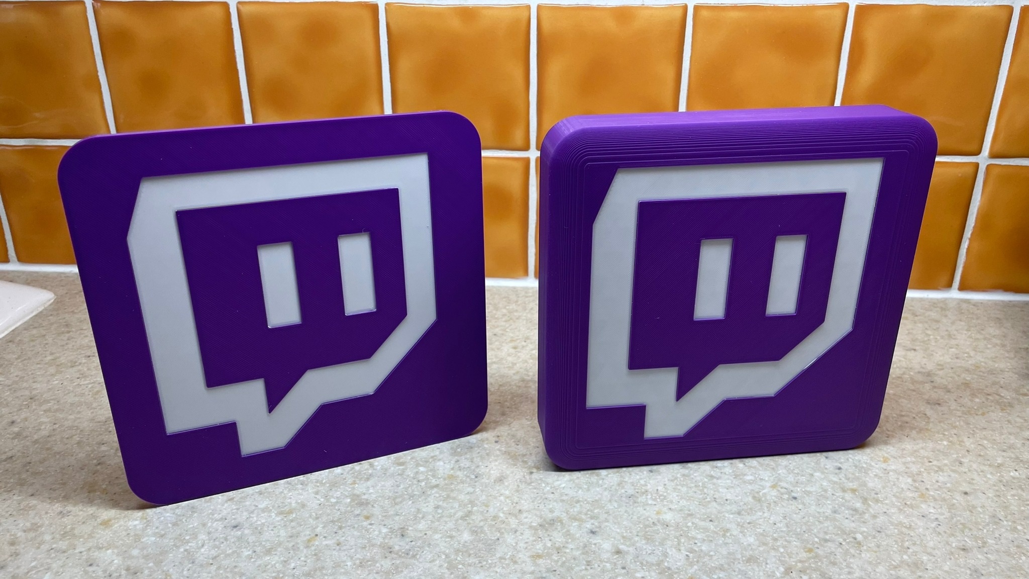 Twitch TV Logo by Magathery | Download free STL model | Printables.com