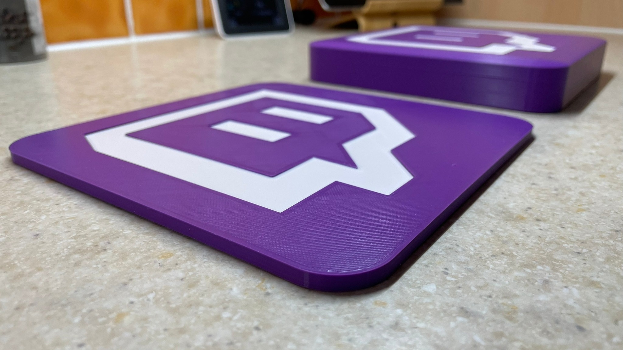 Twitch TV Logo by Magathery | Download free STL model | Printables.com