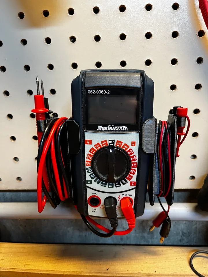 Multimeter Holder for Pegboard by Antman | Download free STL model ...