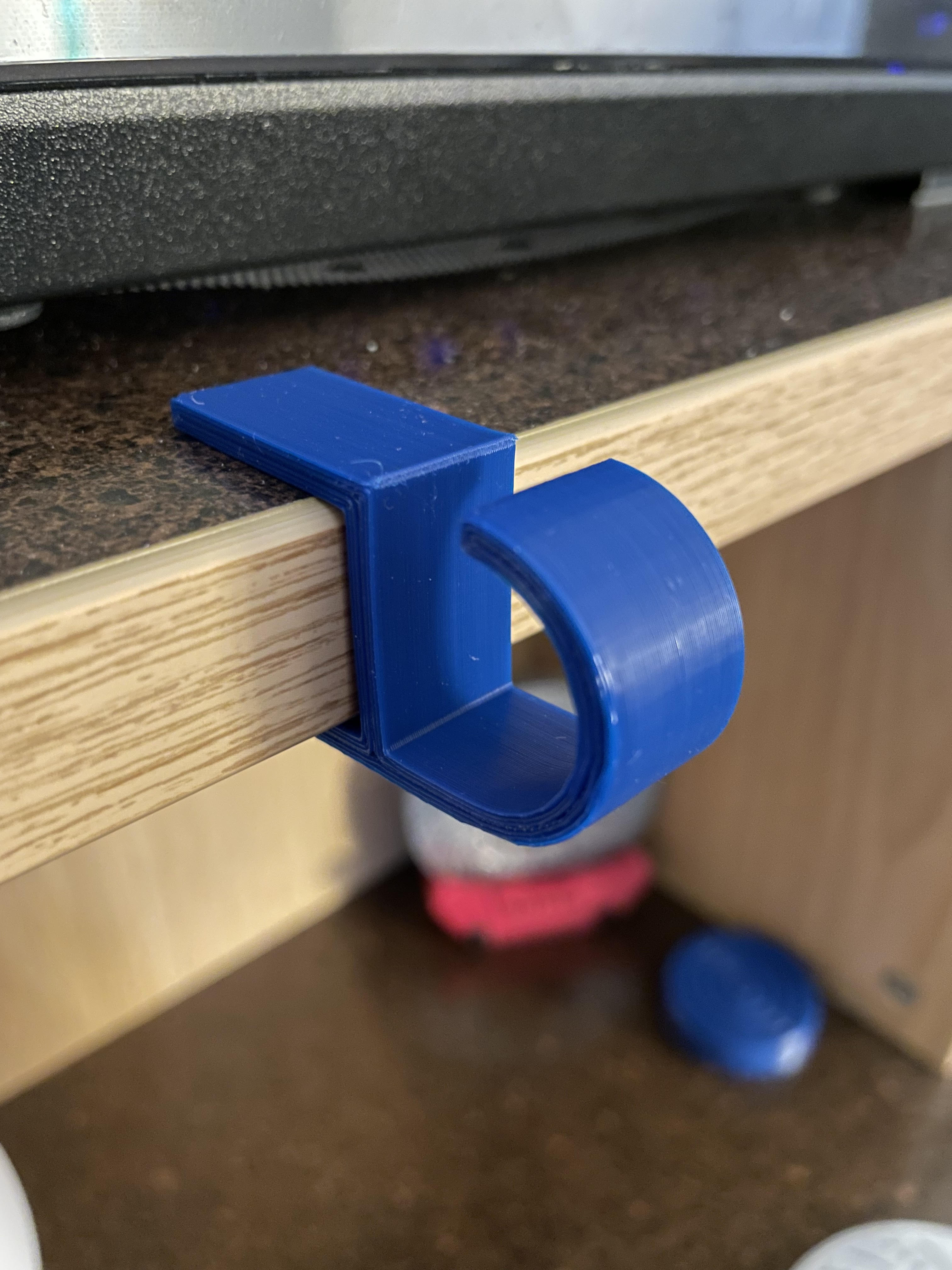 Desk Cable Clip by nchild | Download free STL model | Printables.com