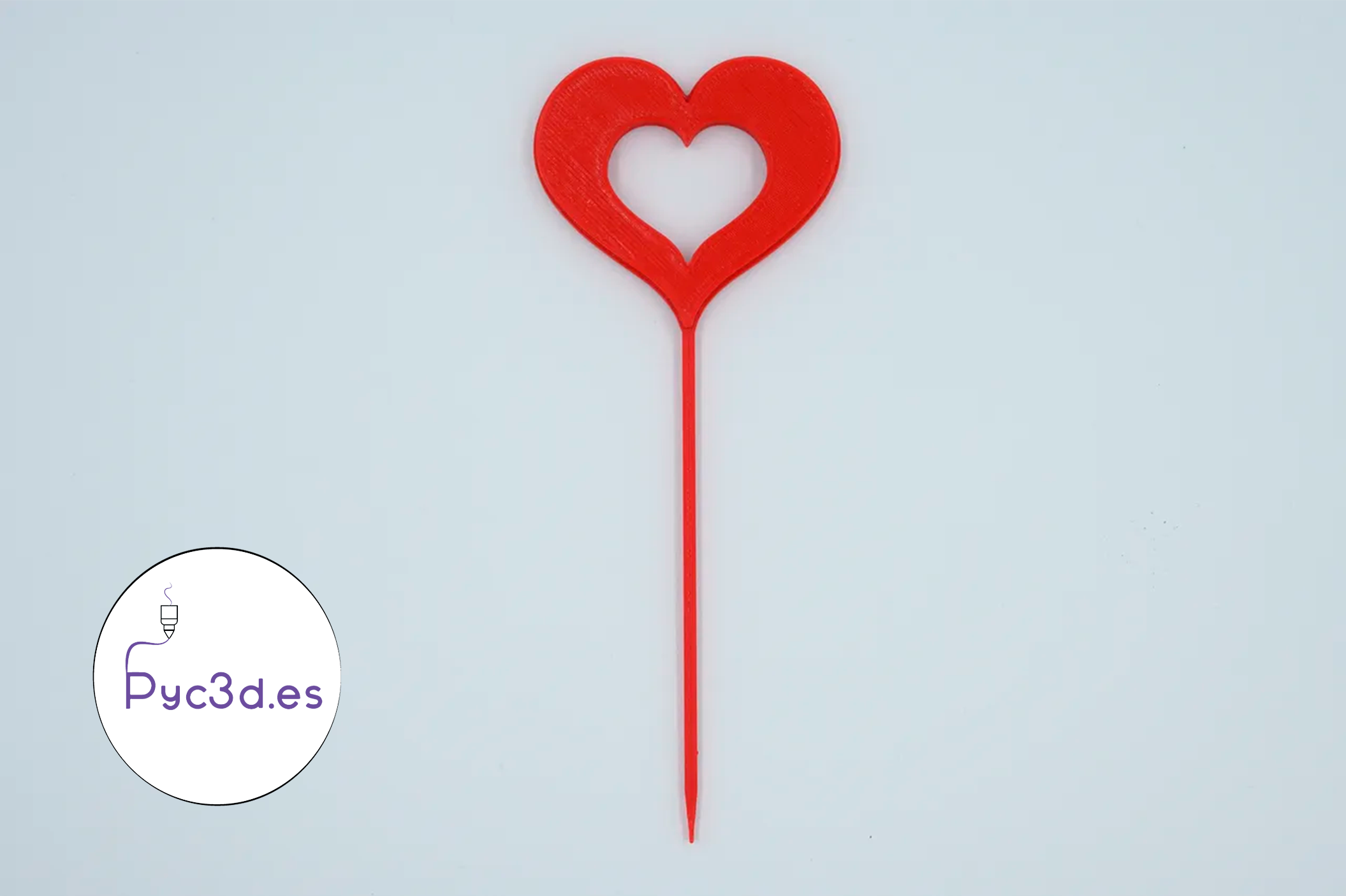HEART CAKE TOPPER by PYC3D.ES | Download free STL model | Printables.com