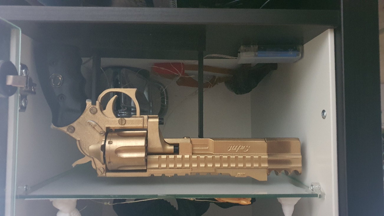 Simple Revolver Holder ( Kallax Showcase Fit ) by SheyMo | Download ...