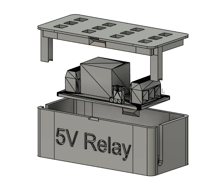 5v Relay Box - One Channel Relay Module by parrothd | Download free STL ...