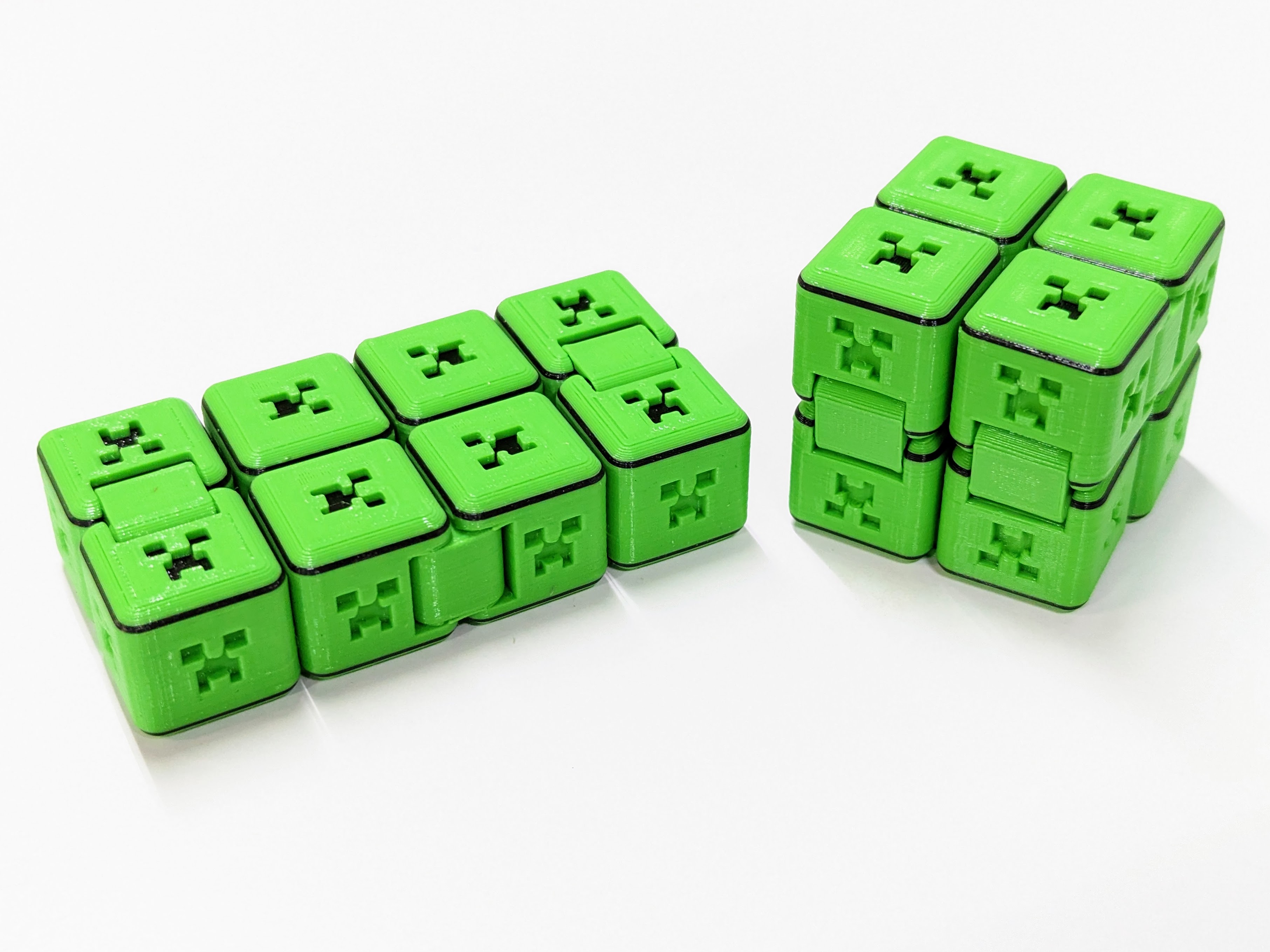 Minecraft Creeper Infinity Cube by FightTheFoo | Download free STL ...